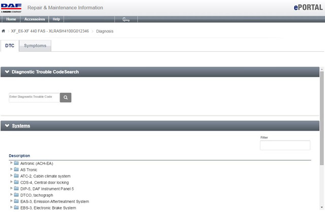 DTC resolution - DAF